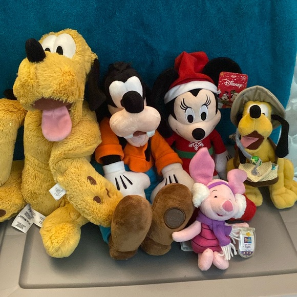 Disney | Toys | Disney Mix Lot Of 5 Stuffed Animals | Poshmark